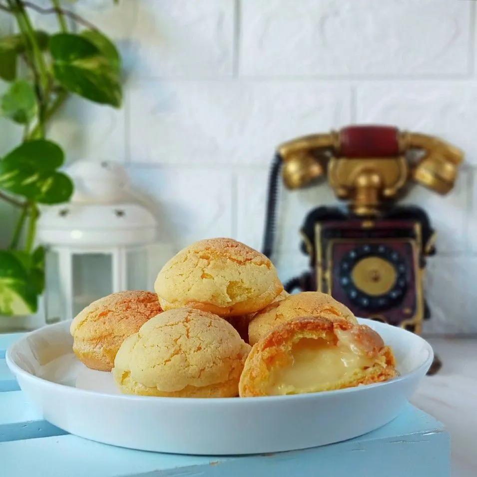 Resep Choux Au Craquelin with Cheese Vla Sederhana Rumahan di Yummy App