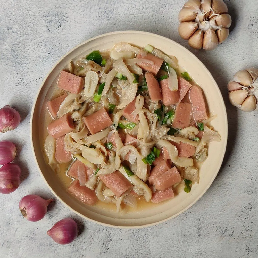 Resep Cah Sosis Jamur Tiram Sederhana Rumahan Di Yummy App