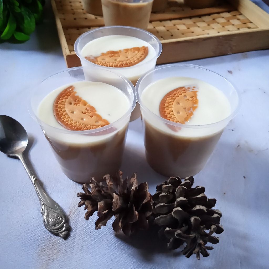 Resep Puding Cup Marie Cappuccino Sederhana Rumahan di Yummy App