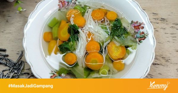 Resep Sop Sayur Jamur Enoki Sederhana Rumahan Di Yummy App