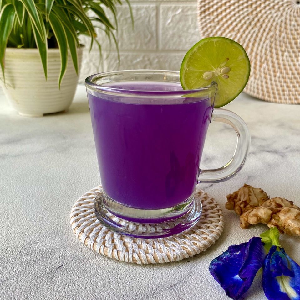 Resep Wedang Jahe Telang Jeniper Sederhana Rumahan di Yummy App