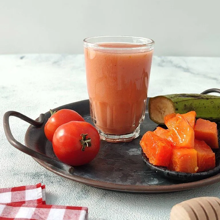 Resep Jus Pepaya Tomat Pisang Sederhana Rumahan di Yummy App Resep Jus Pepaya Tomat Pisang Sederhana Rumahan di Yummy App