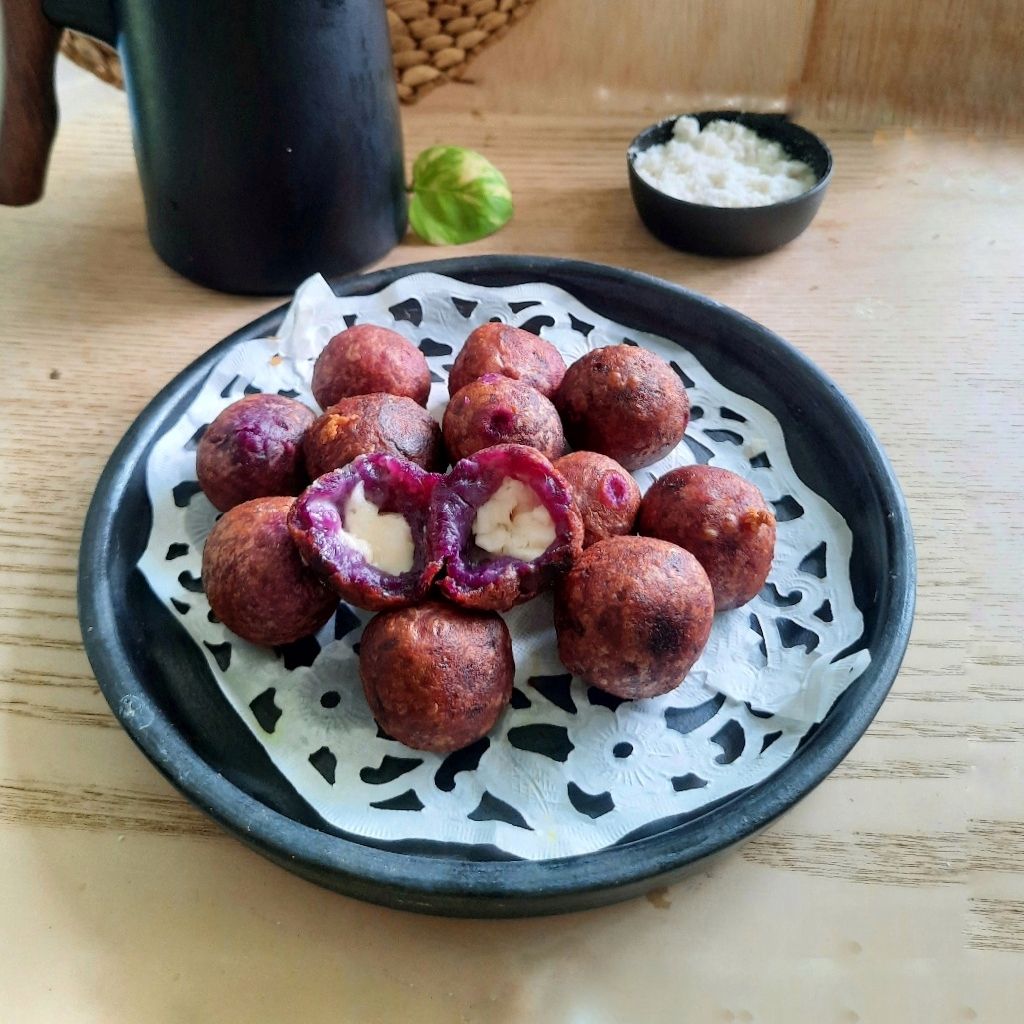 Resep Bola Ubi Ungu Isi Keju Sederhana Rumahan di Yummy App