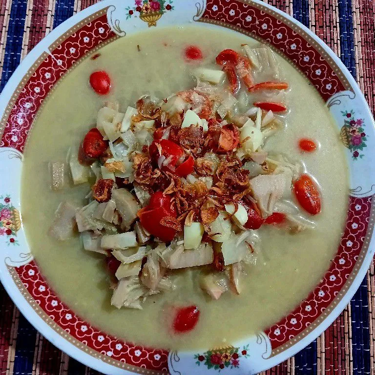 Resep Sayur Tewel Kulit Melinjo Sederhana Rumahan Di Yummy App