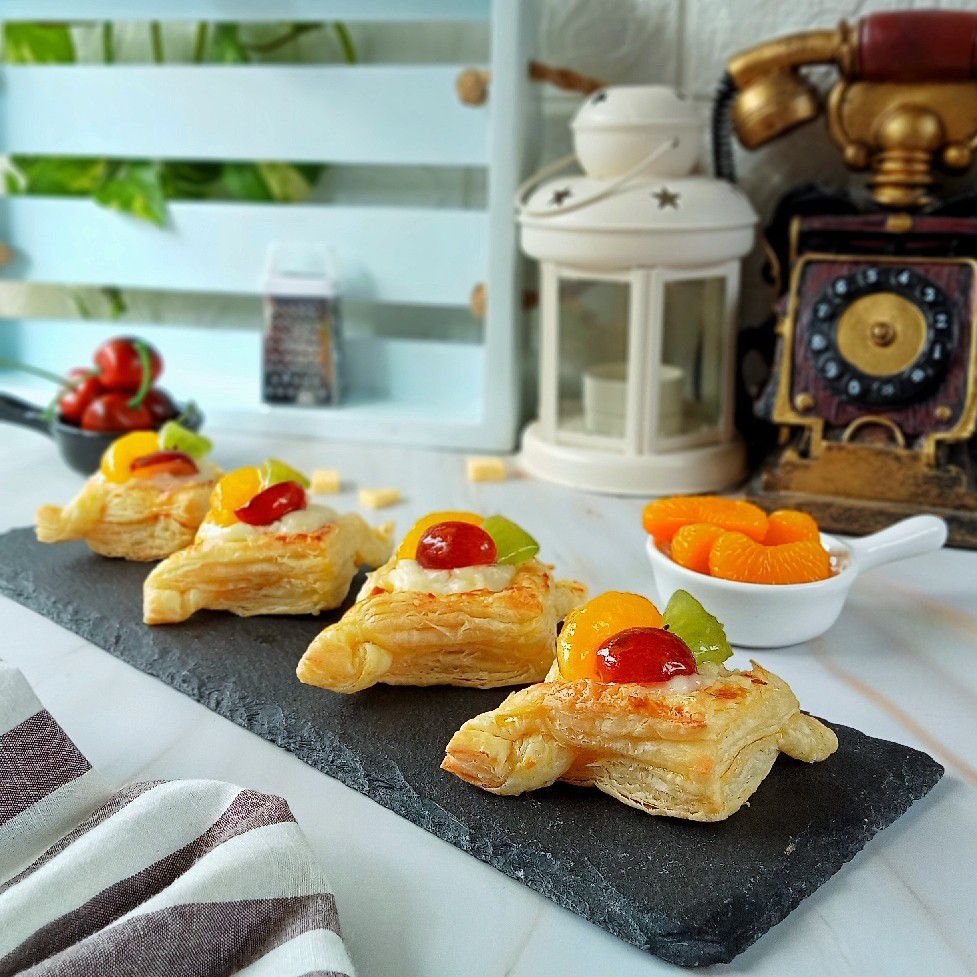 Resep Fruit Puff With Cheese Vla Sederhana Rumahan di Yummy App