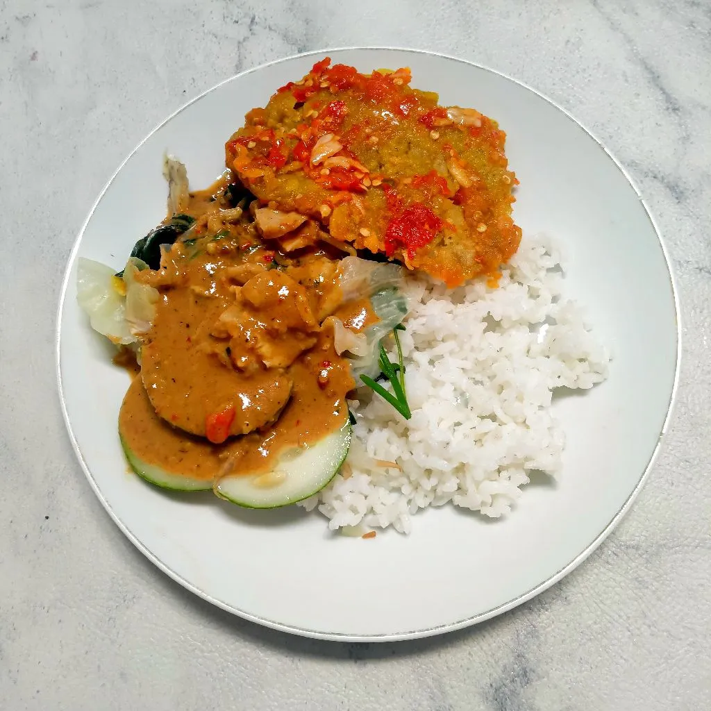 Resep Pecel Nasi Korak Penyet Menjes Sederhana Rumahan di Yummy App