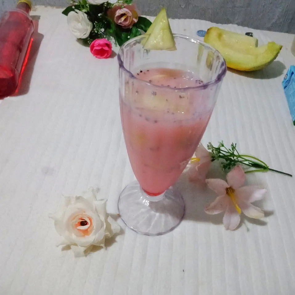 Resep Es Melon Sirup Cocopandan Sederhana Rumahan Di Yummy App