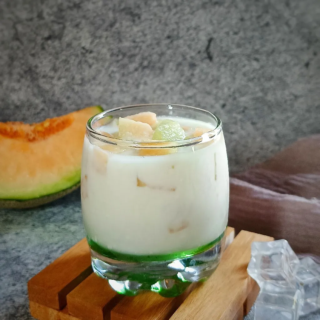 Resep Es Melon Susu Sederhana Rumahan Di Yummy App