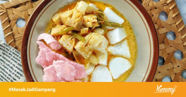 Resep Lontong Sayur Nangka Sederhana Rumahan Di Yummy App