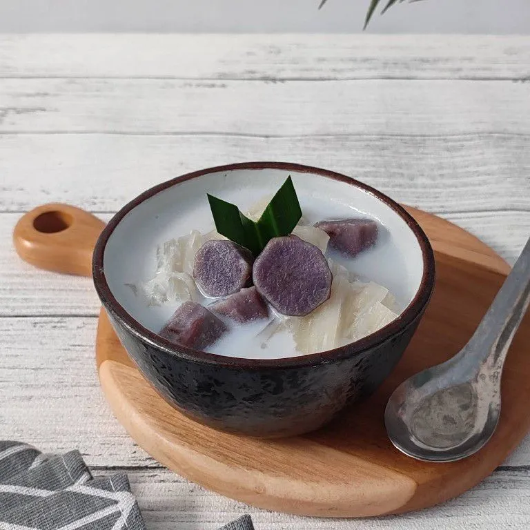 Resep Kolak Singkong Ubi Ungu Creamy Sederhana Rumahan Di Yummy App