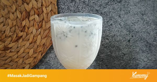 Resep Es Susu Selasih Sederhana Rumahan Di Yummy App