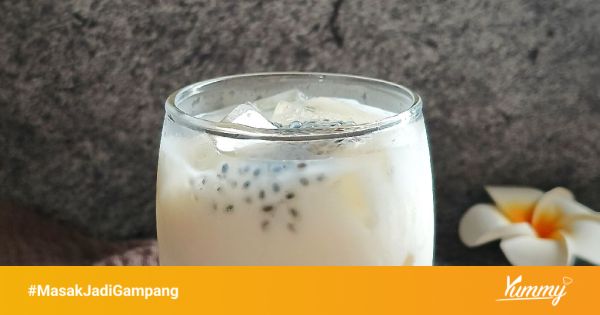 Resep Es Jelly Susu Selasih Sederhana Rumahan Di Yummy App