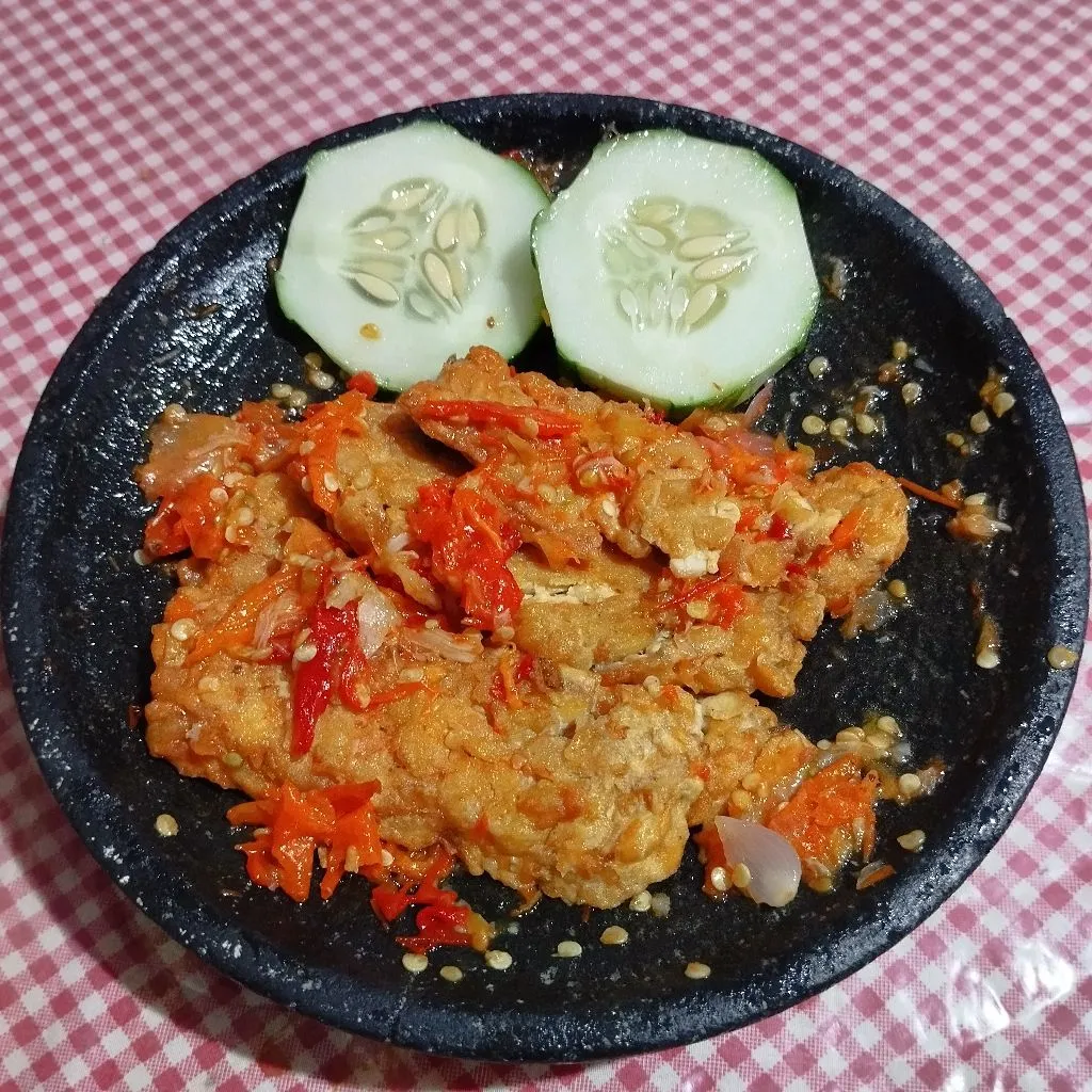 Resep Tempe Penyet Sambal Sederhana Rumahan Di Yummy App