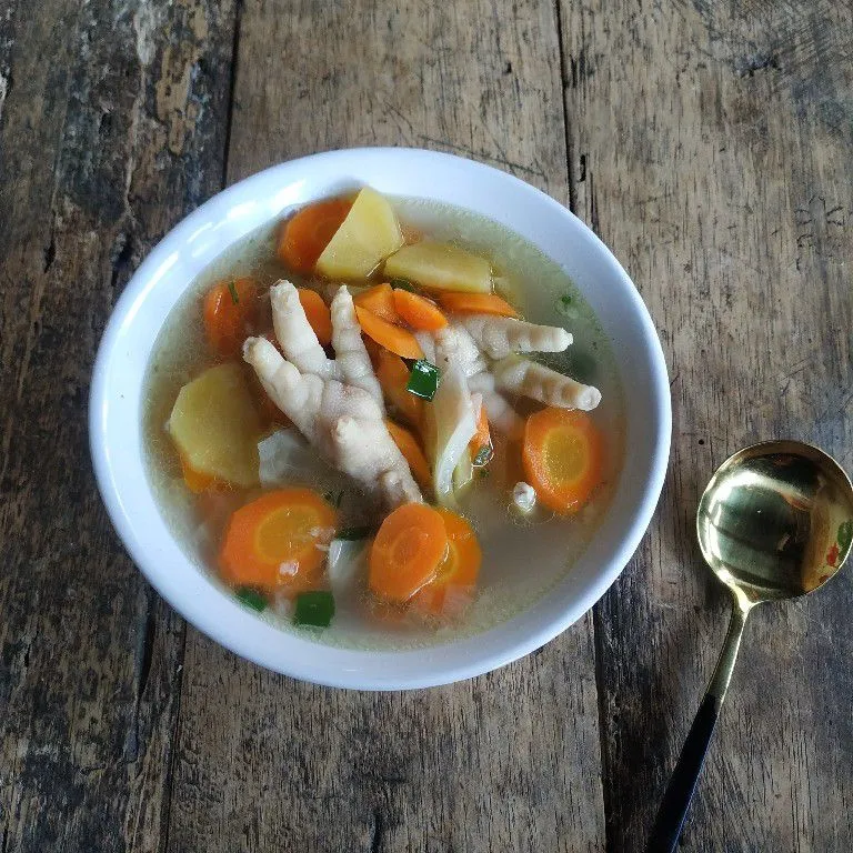 Resep Sop Ceker Sayuran Sederhana Rumahan Di Yummy App