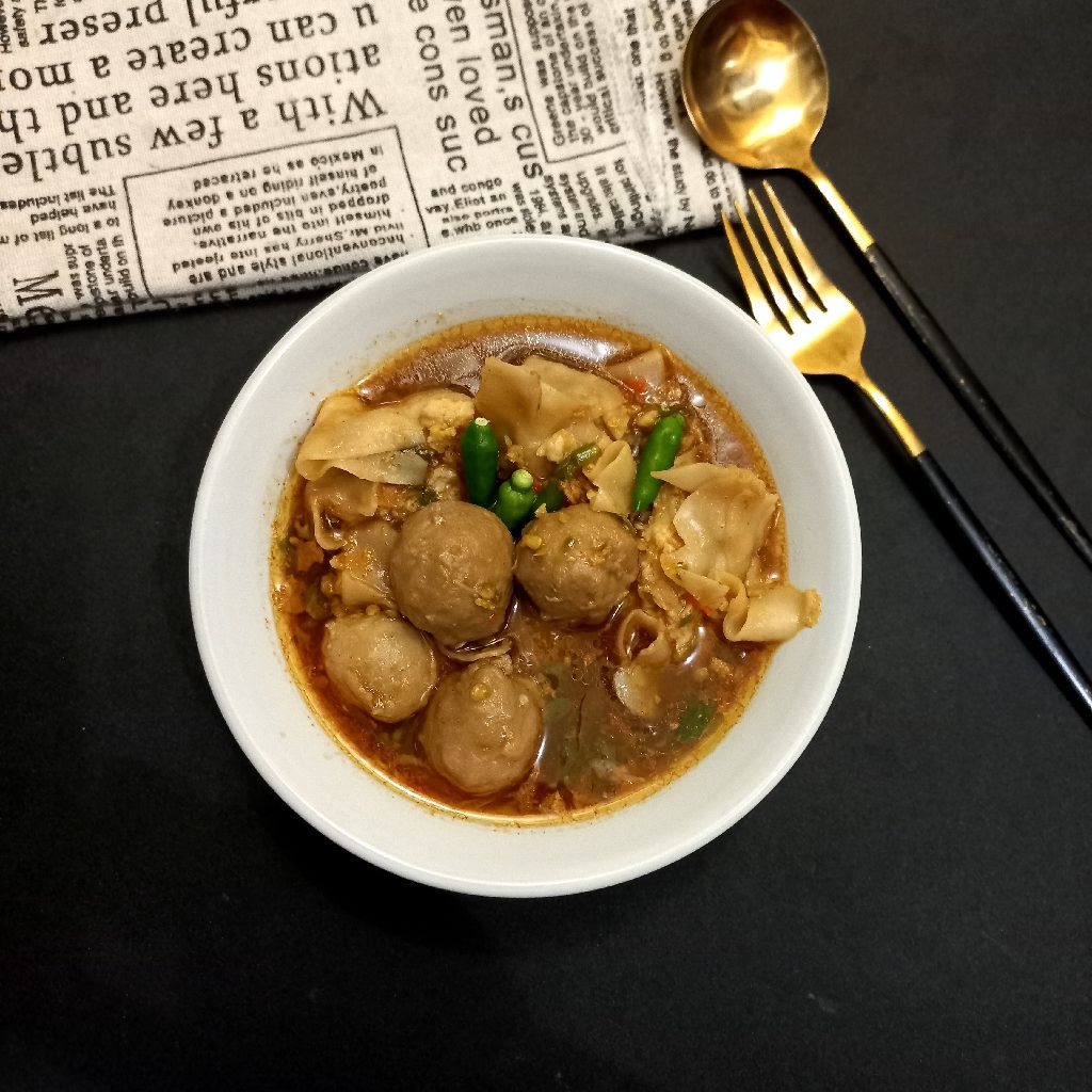 Resep Siomay Kuah Bumbu Seblak Sederhana Rumahan dari andrenia giawati