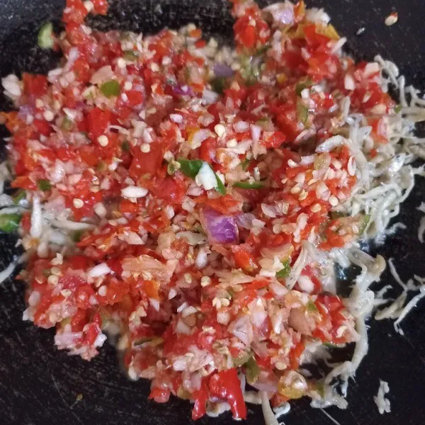 Resep Sambal Pete Teri Cepokak Sederhana Rumahan di Yummy App