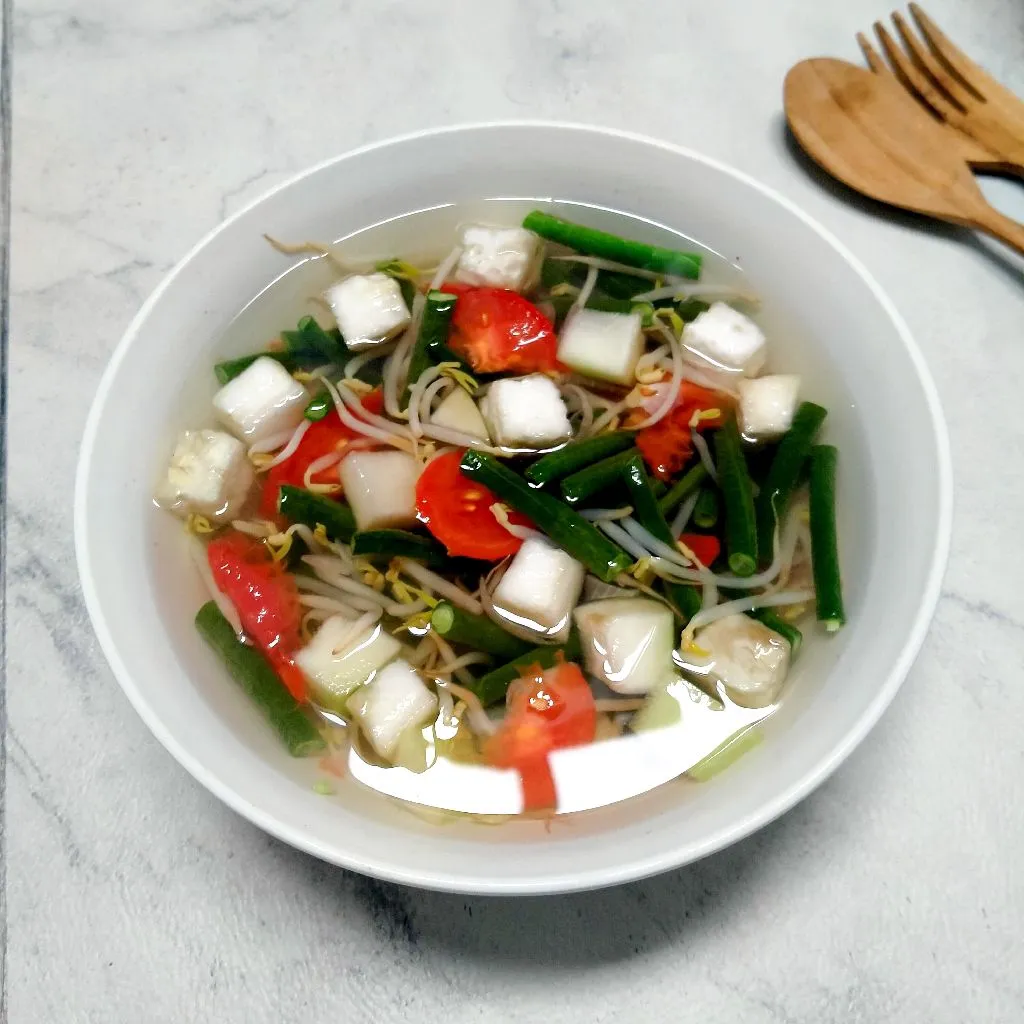 Resep Sayur Bening Kacang Labu Putih Toge Sederhana Rumahan di Yummy App