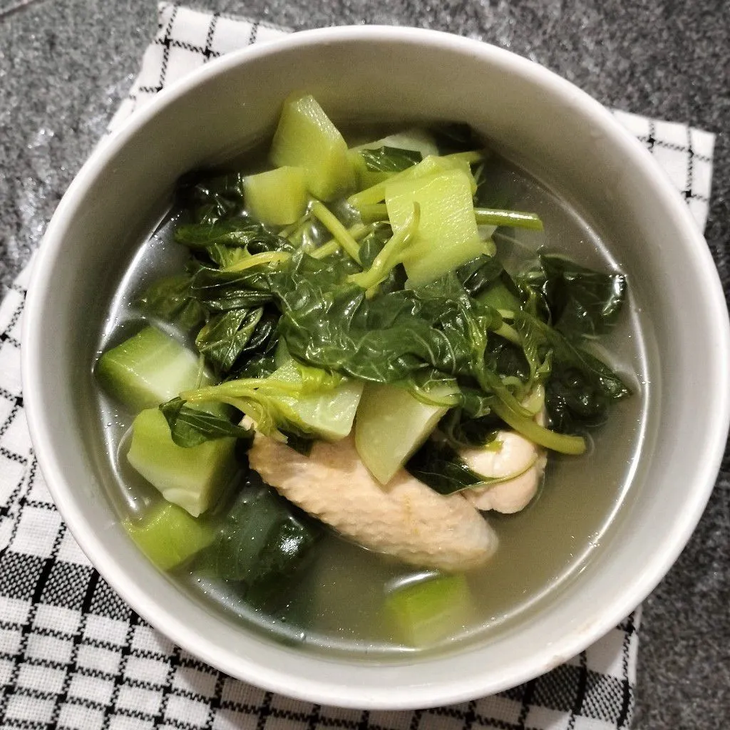 Resep Kuah Bayam Kaldu Ayam Sederhana Rumahan Di Yummy App