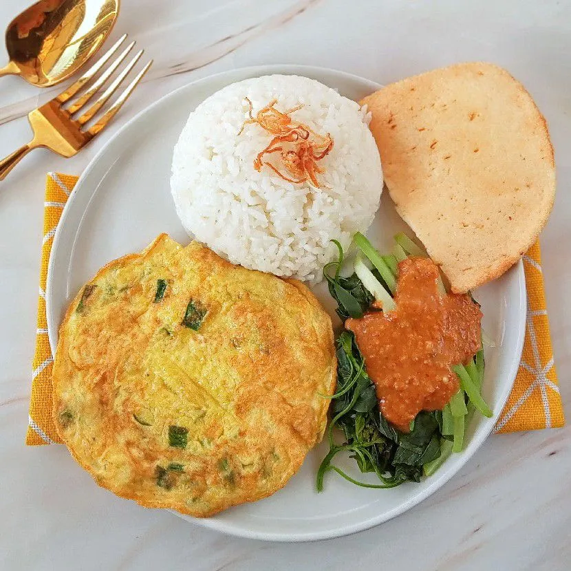 Resep Nasi Pecel Bayam Labu Siam Sederhana Rumahan di Yummy App