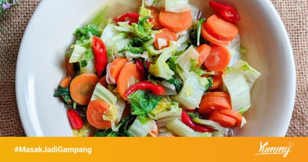 Resep Tumis Sawi Putih Wortel Sederhana Rumahan Di Yummy App
