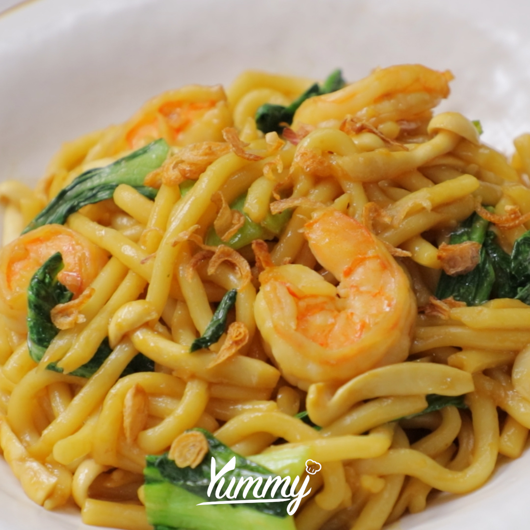 Resep Udon Goreng Seafood Mudah dan Cepat