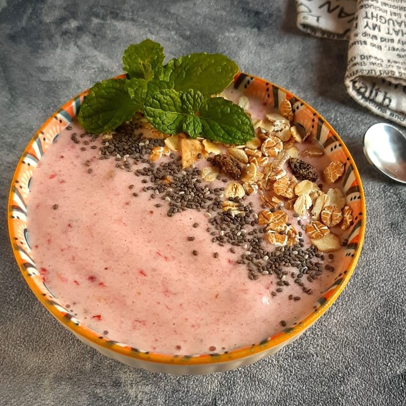 Resep Banana And Strawberry Smoothie Sederhana Rumahan Di Yummy App