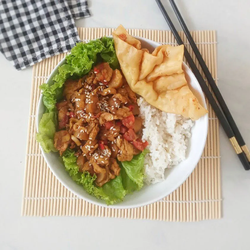 Resep Rice Bowl Telur Sosis Sederhana Rumahan Di Yummy App