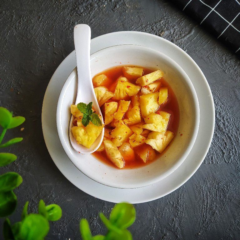 Resep Manisan Nanas Pedas Sederhana Rumahan di Yummy App