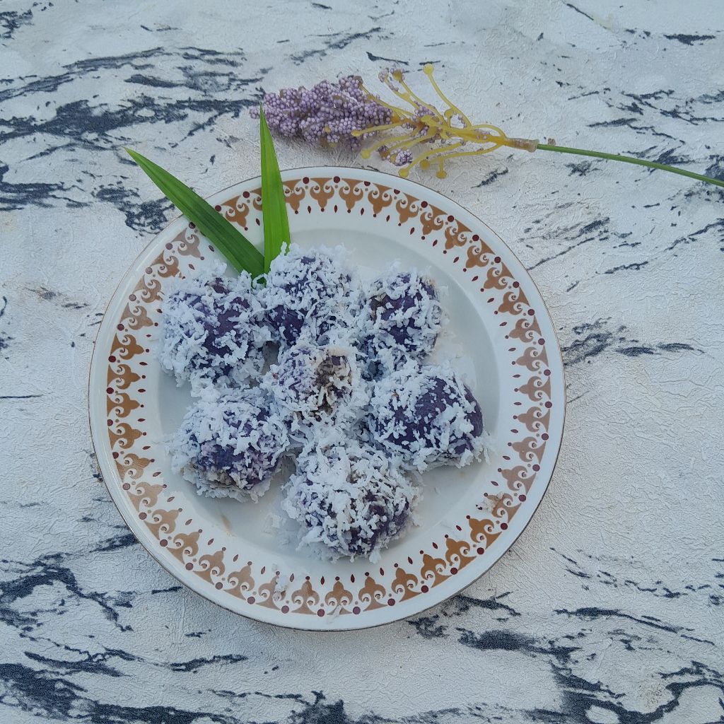 Resep Klepon Ubi Ungu Kurceppejuangresepnusantara Sederhana Rumahan Di