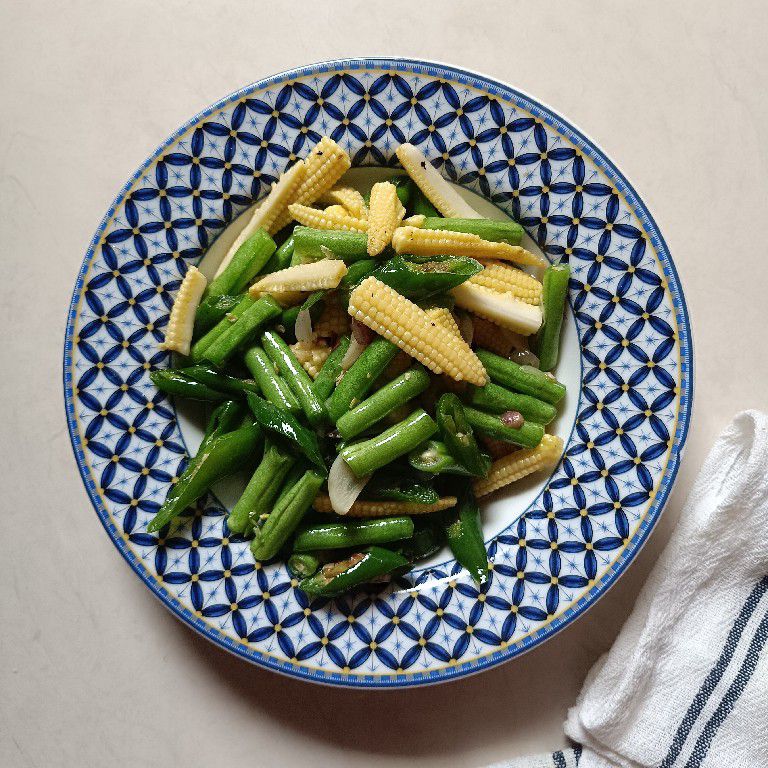 Resep Oseng Buncis Putren ala Nasi Kotak Sederhana Rumahan di Yummy App