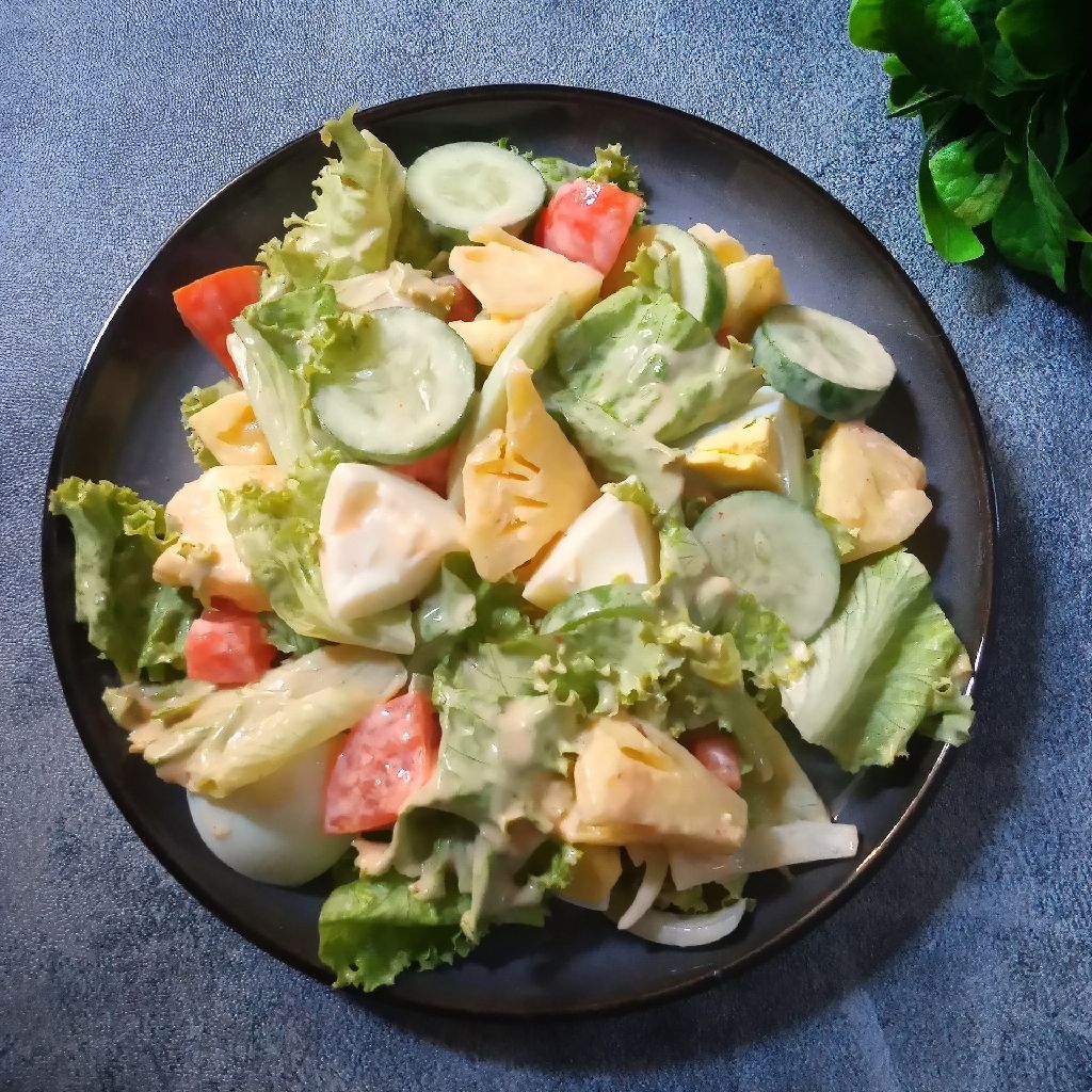 Resep Salad Selada Sederhana Rumahan di Yummy App