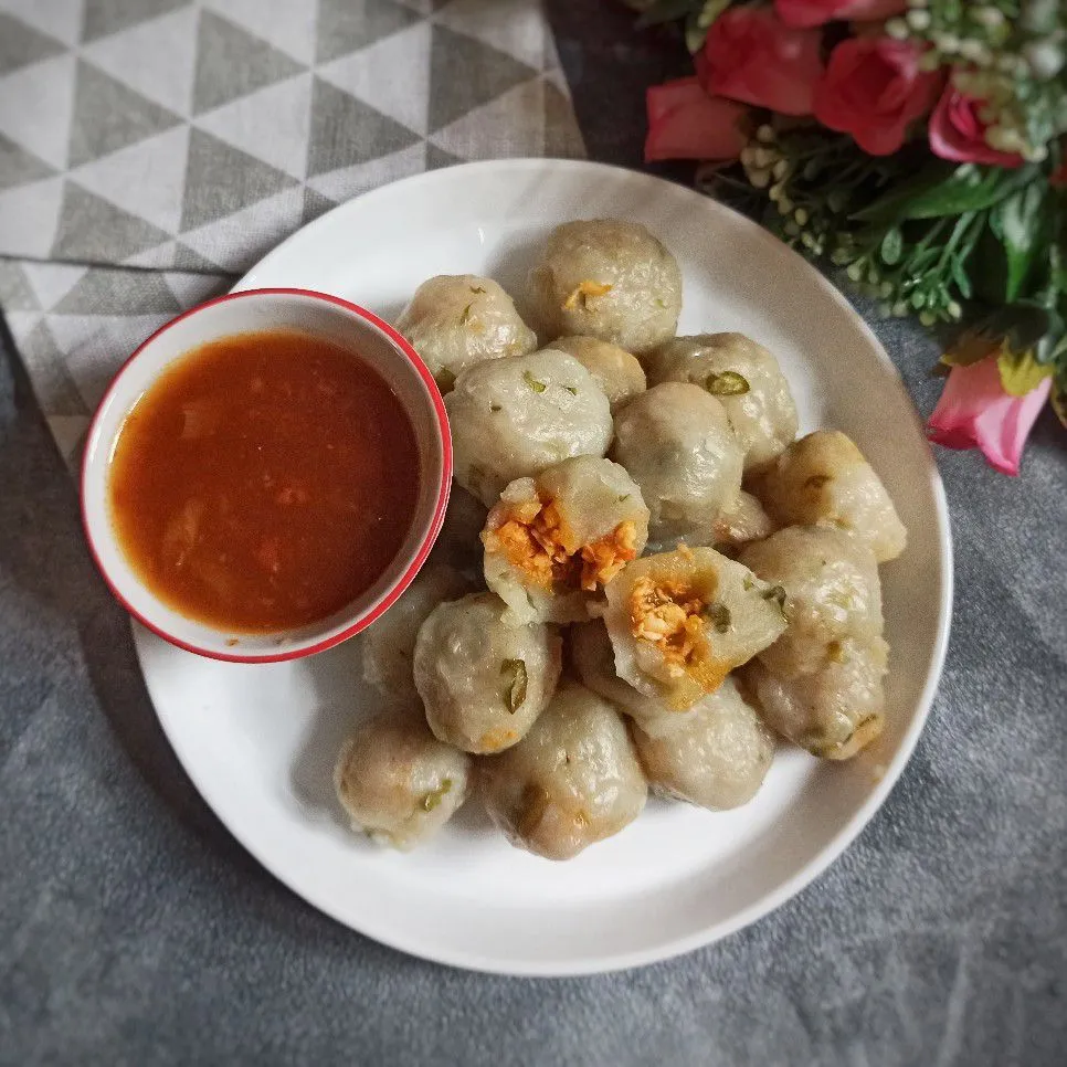 Resep Cilok Isi Ayam Cincang Pedas Sederhana Rumahan Di Yummy App
