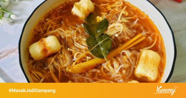 Resep Chikuwa Shirataki Enoki Kuah Tomyum Sederhana Rumahan Di Yummy App
