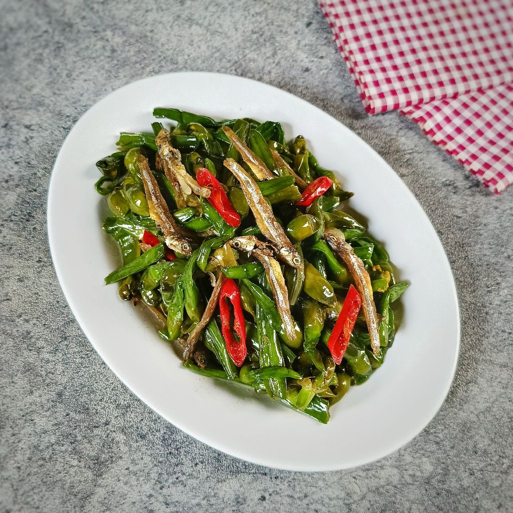 Resep Tumis Bunga Genjer Teri Sederhana Rumahan di Yummy App
