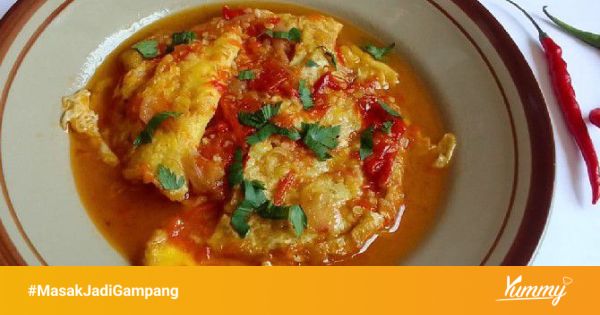 Resep Telur Kuah Pedas Sederhana Rumahan Di Yummy App