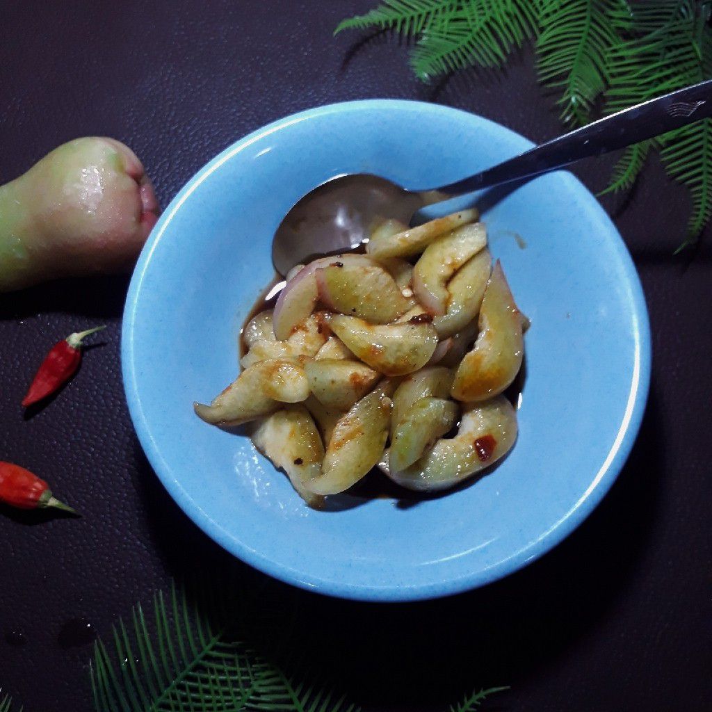 Resep Rujak Jambu Gula Merah Sederhana Rumahan di Yummy App