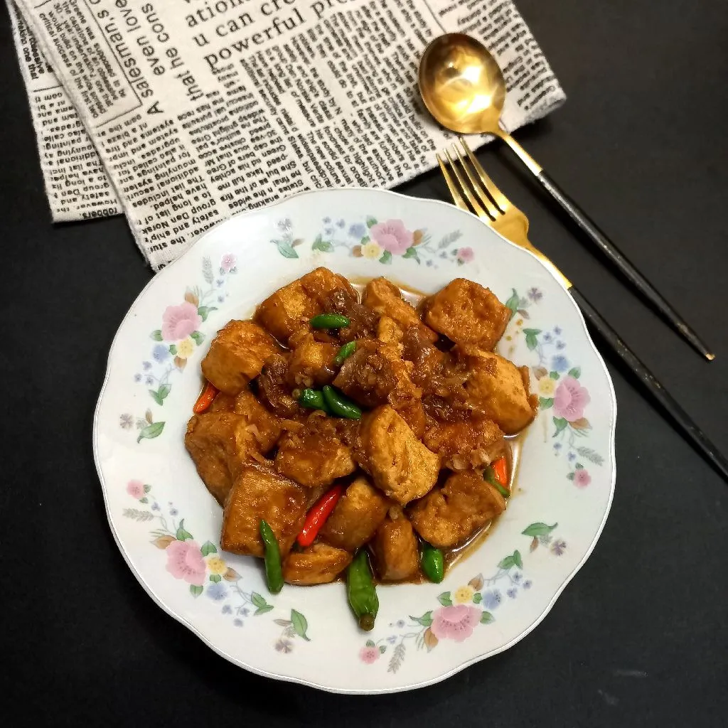 Resep Tahu Bumbu Kemiri Manis Rawit Sederhana Rumahan Di Yummy App