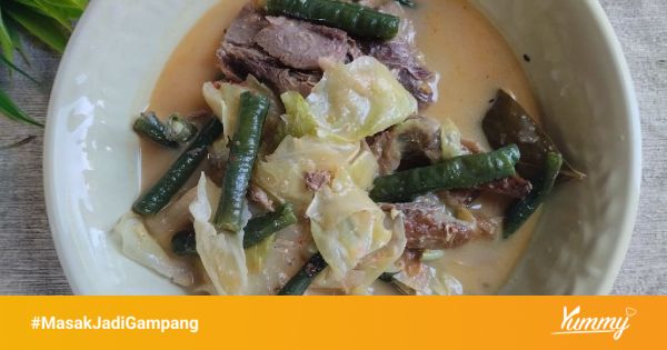 Resep Lodeh Kacang Iwak Pe Sederhana Rumahan Di Yummy App