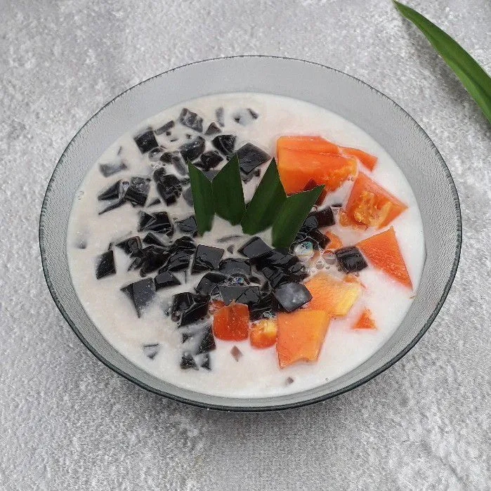 Resep Pepaya Cincau Kuah Santan Sederhana Rumahan Di Yummy App