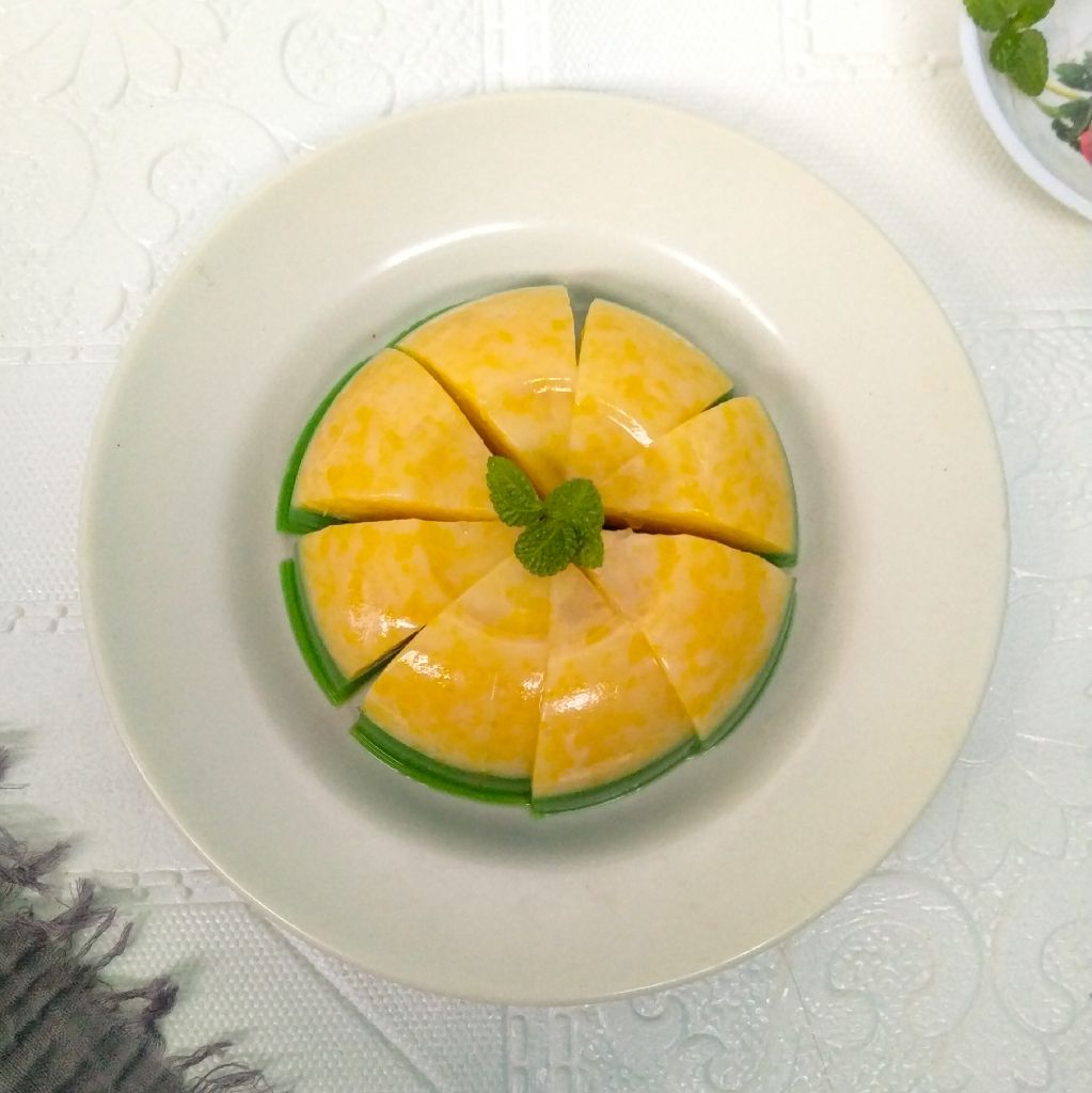 Resep Pudding Mangga Susu Pandan Sederhana Rumahan di Yummy App