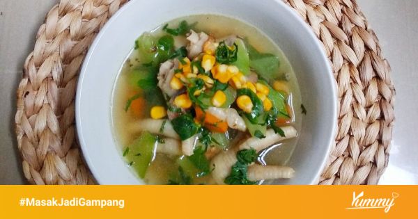 Resep Sop Ceker Labu Sederhana Rumahan Di Yummy App
