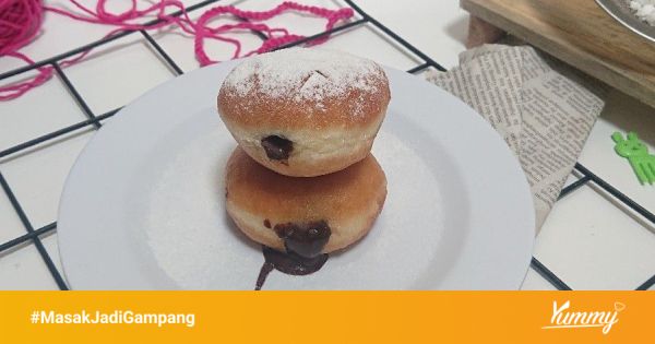 Resep Eggless Bomboloni Coklat Sederhana Rumahan Di Yummy App