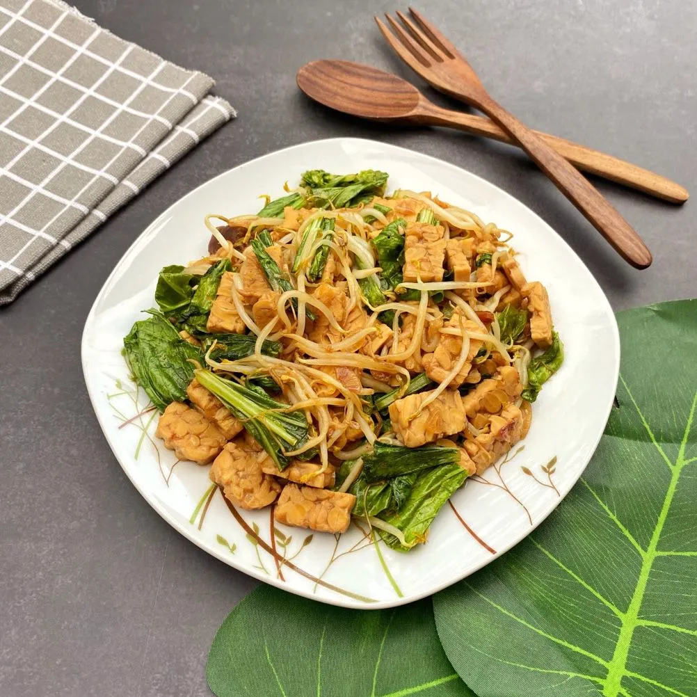 Resep Tumis Tempe Tauge Sawi Sederhana Rumahan Di Yummy App