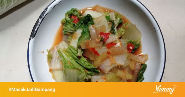 Resep Tumis Sawi Putih Pedas Sederhana Rumahan Di Yummy App