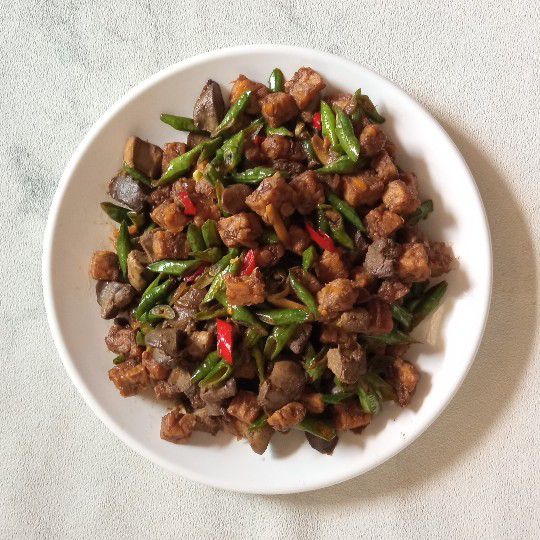 Resep Oseng Tempe Hati Ayam Kacang Panjang Sederhana Rumahan di Yummy App