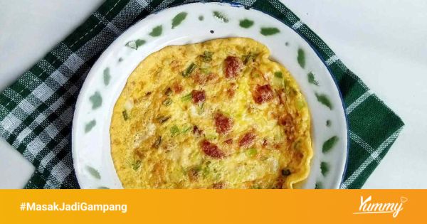 Resep Telur Dadar Kornet Daun Bawang Sederhana Rumahan Di Yummy App
