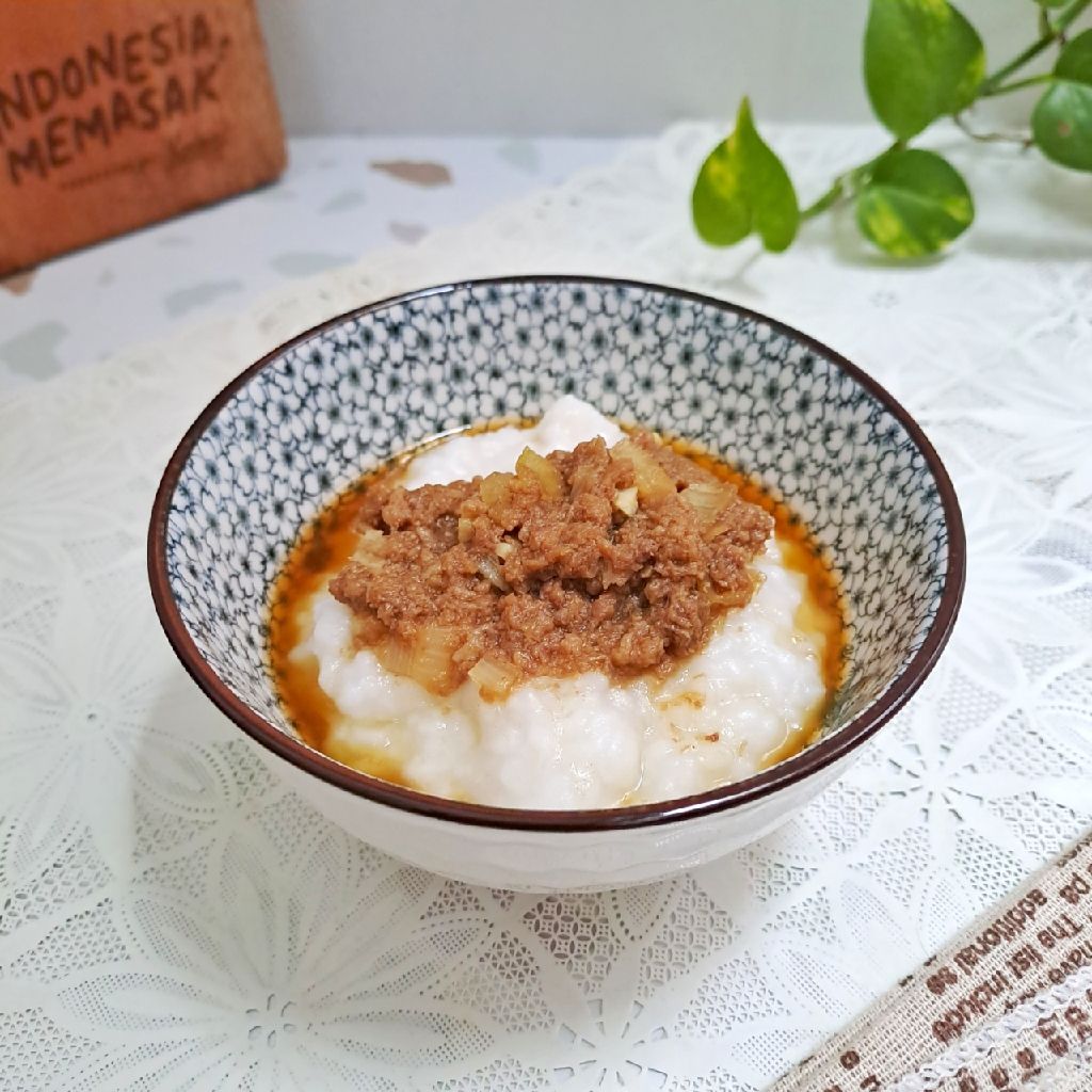 Resep Bubur Nasi Semur Daging Giling Sederhana Rumahan di Yummy App