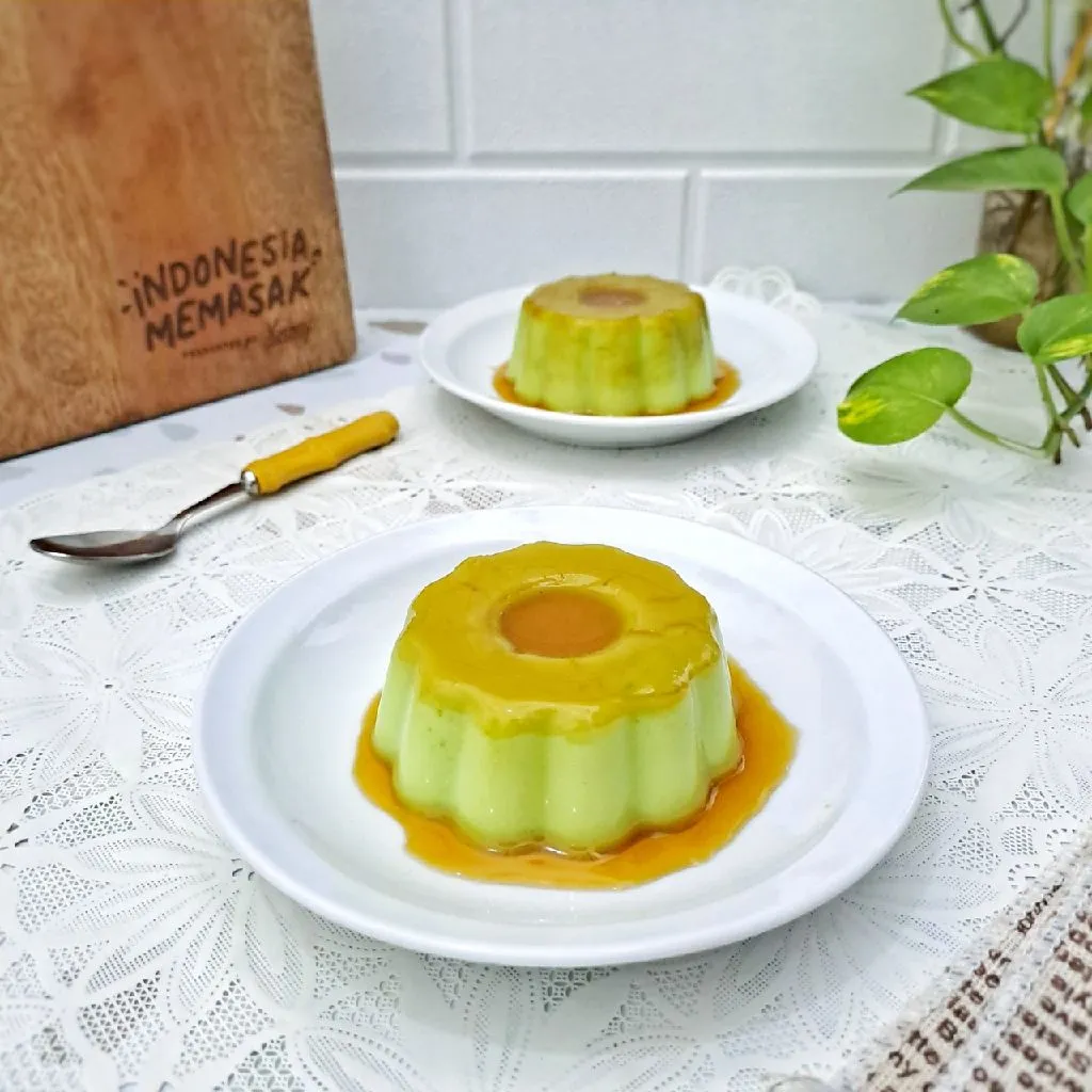 Resep Puding Pandan Karamel tanpa Telur Sederhana Rumahan di Yummy App Resep Puding Pandan Karamel tanpa Telur Sederhana Rumahan di Yummy App