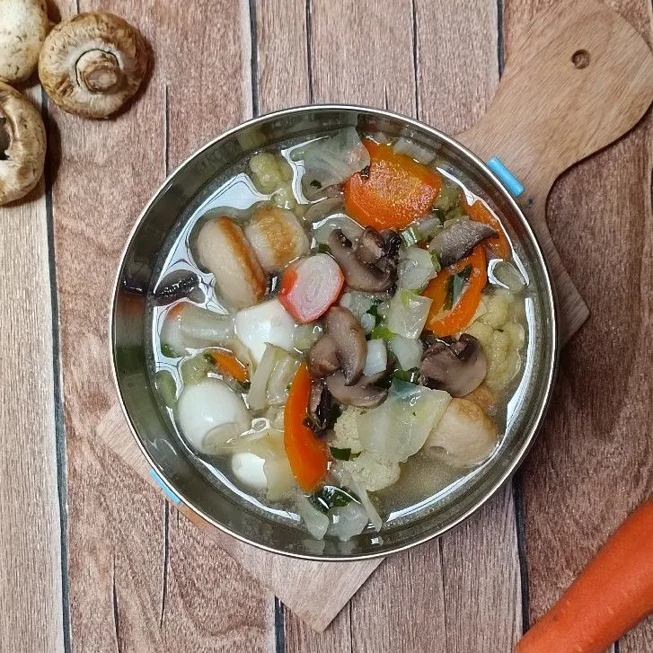 Resep Sayur Sop Jamur Kancing Sederhana Rumahan Di Yummy App
