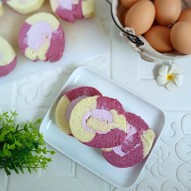 Resep Bolu Kukus Gulung Susu Taro Sederhana Rumahan di Yummy App